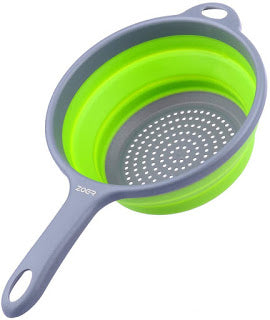 Amazon has this 2 Quart Silicone Collapsible Colander with Handles for ...