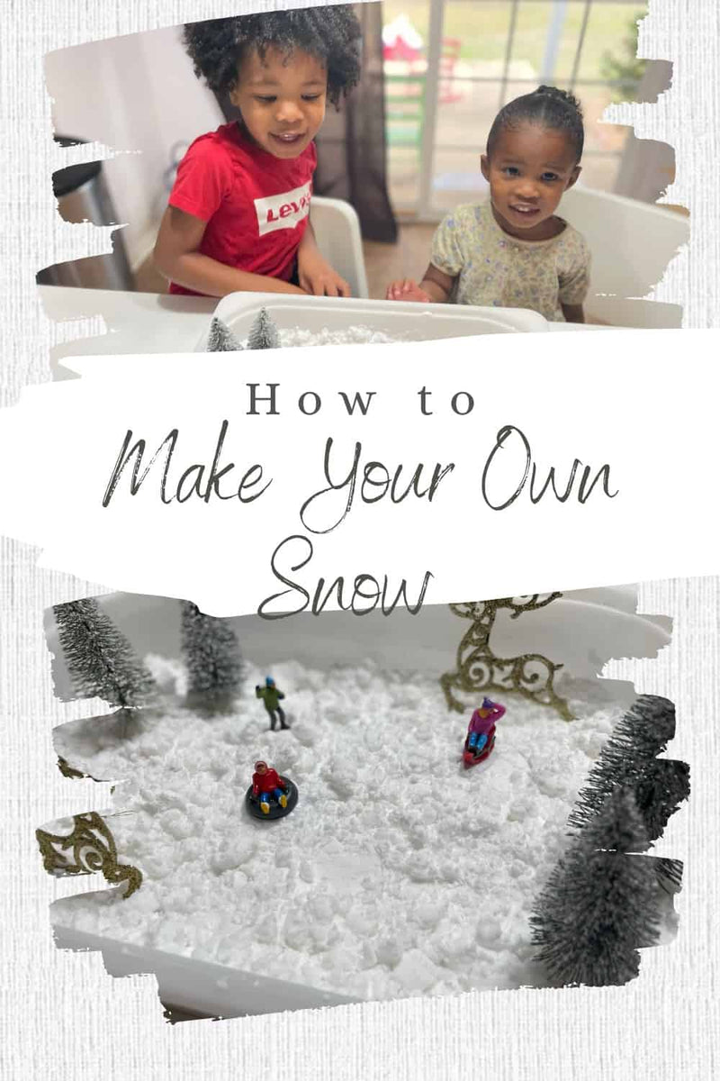 Make Your Own Snow: 3 Simple DIY Snow Recipes for Kids – Open Edutalk