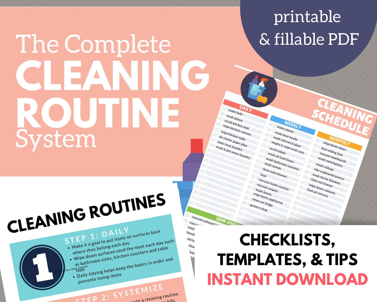 How To Set Up a Cleaning Routine – Open Edutalk