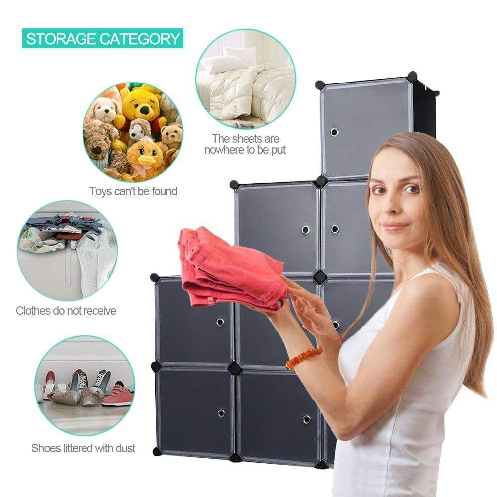 Home Robolife 12 Cubes Organizer Diy Closet Organizer Shelving – Open ...